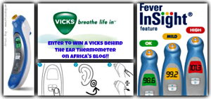 Vicks Behind the Ear Thermometer Review & Giveaway!!