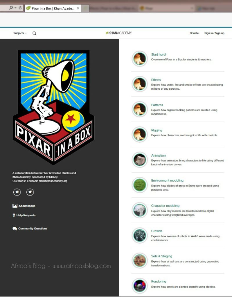 Pixar in a Box, FREE resource teaching our kids #FindingDoryEvent