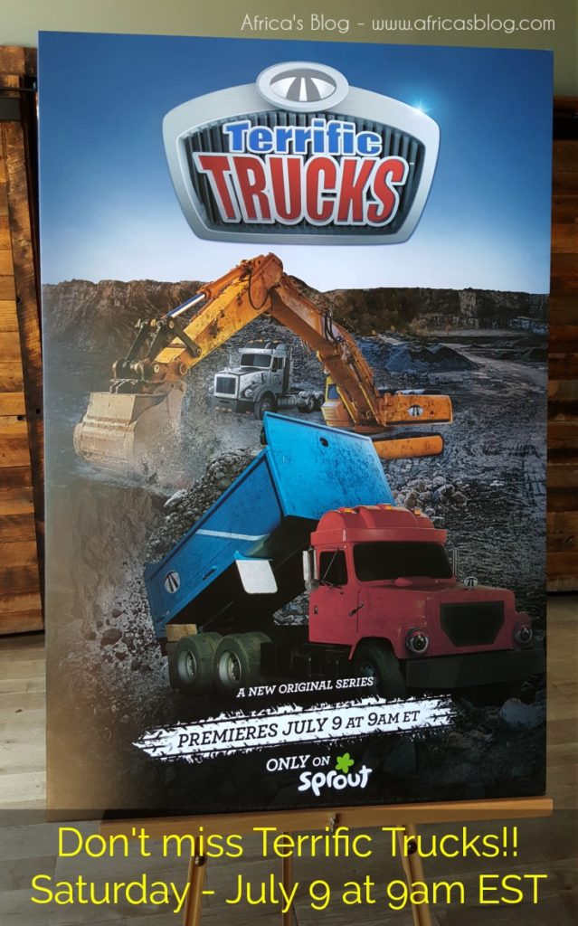 Terrific Trucks Sprout Channel's live-action show #TerrificTrucks